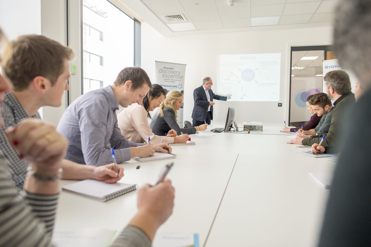 Working with us at Sygnature Discovery Nottingham