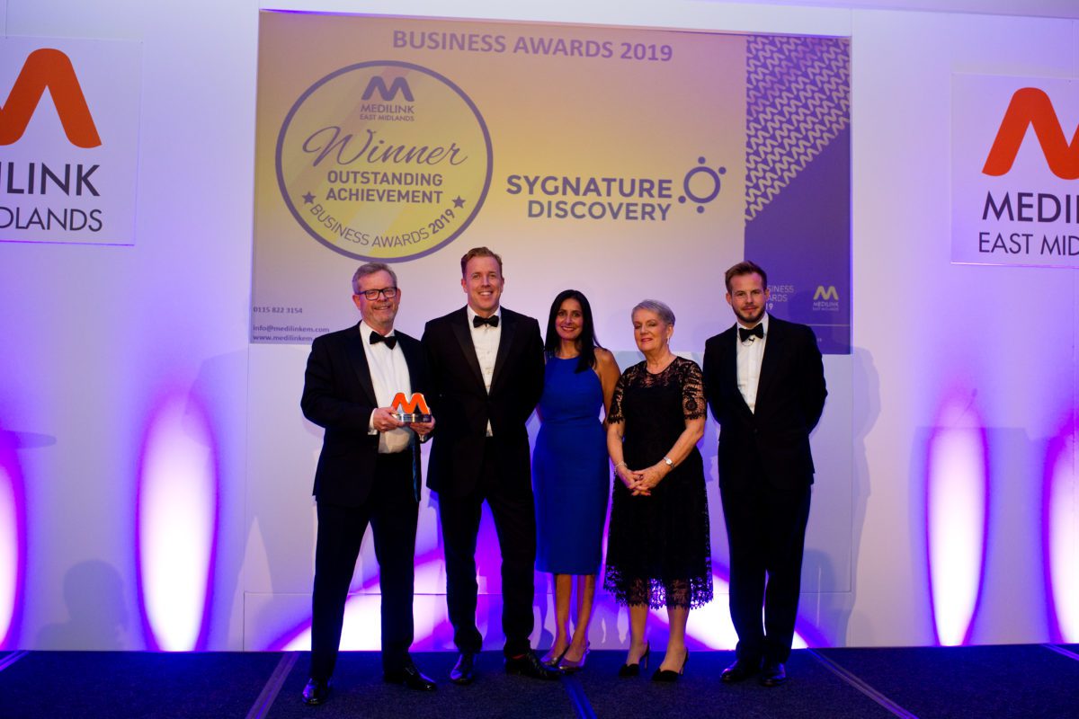 Sygnature Discovery: Outstanding Achievement Award